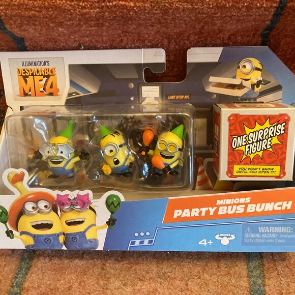 Toys | Minions Despicable Me4 Minions Party Bus Bunch | Poshmark